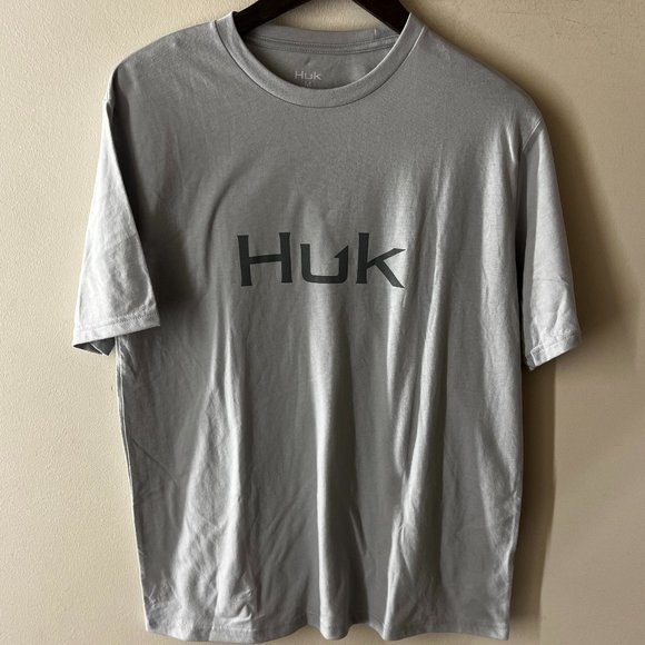 Huk | Shirts | Huk Logo Harbor Mist Tee | Poshmark